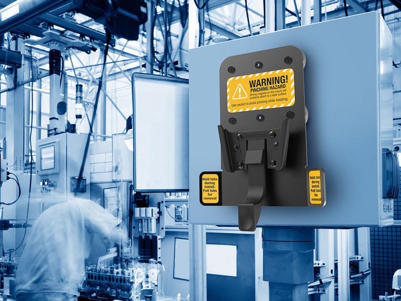 MobileDemand Magnetic Mount with Snap Rail for Rugged Tablets